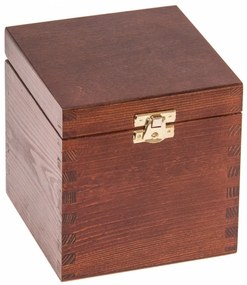 Dřevěná krabička - Ořech 14x14x14 cm
