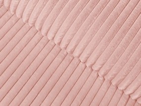 Biante Dekorační povlak na polštář Minky manšestr MKM-008 Pudrově růžový 40 x 40 cm