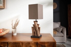 Set 2 ks - designová stolní lampa Desmond 45 cm hnědá - Ironwood