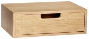 Hübsch Úložný box Oak Nature, přírodní barva, dřevo