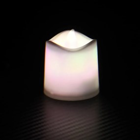 Bezplamenné elektrické čajové svíčky LED 12 ks barevné