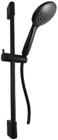 RAV Slezák Sprchy - Set sprchové hlavice, tyče a hadice, matná černá SK0007CMAT