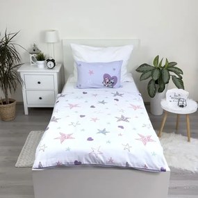 Jerry Fabrics Povlečení do postýlky Lilo and Stitch Purple baby 100x135, 40x60 cm