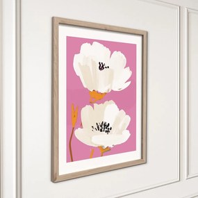 Tištěný obraz s rámem 30x40 cm Peony Bloom – Styler