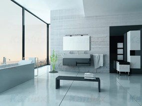 KANLUX Sapho, ASTEN LED nástěnné svítidlo 12W, 600x42x110mm, černá matná, 26684
