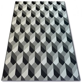 Kusový koberec Kvadrat šedý 120x170cm