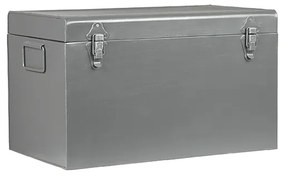 Šedý kovový úložný box Vint S