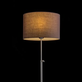 RENDL R12665 EDIKA stolní lampa, dekorativní hnědá matný nikl