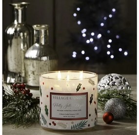 VILLAGE CANDLE vonná svíčka Holly Jolly Nights, 396g