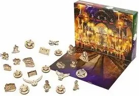 Ugears 3D dřevěná mechanická stavebnice Harry Potter - Adventní kalend