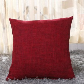 Moderní dekorační povlak na polštářek v rustikálním provedení Barevná varianta: Červená, Velikost: 30x50 cm