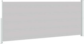 Zatahovací boční markýza 200 x 514 cm šedá 313419