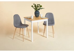 Sada 2 světle šedých jídelních židlí Bonami Essentials Lissy