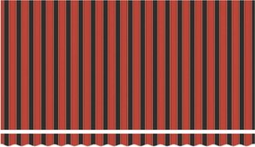 Stahovací markýza Oranžová 350 x 200 cm textil 3329666