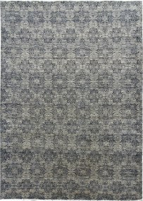 Diamond Carpets koberce AKCE: Ručně vázaný kusový koberec Diamond DC-JK 1 SILVER/BLACK - 305x425 cm