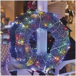 Vánoční osvětlení EMOS D3AM03 ZY1920T 150LED nano řetěz zelený 15m multicolor s časovačem