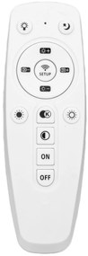 Toolight - LED stropní svítidlo + dálkové ovládání APP803-C, zlatá, OSW-09752