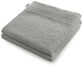 AmeliaHome - Sada bavlněných ručníků hladké Stříbrné AMARI
