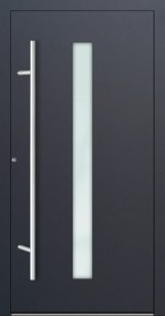 Hliníkové vchodové dveře FM Turen Premium P90 M01 antracit/bílá RAL7016/9016 Orientace dveří: Levé, otevírání dovnitř, Standardní rozměr dveří včetně rámu: 100 cm x 200 cm - vnější rozměr rámu