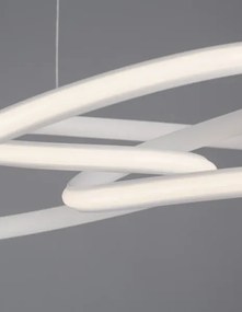 LED lustr Menton 52 bílé
