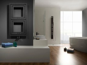 A-Interiéry Koupelnový radiátor Lorch LOL11060 / grafit structural (110x60 cm) - lorch_lol11060