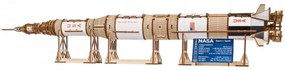 Ugears 3D dřevěné mechanické puzzle NASA, Saturn V
