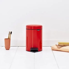 Brabantia Pedálový koš NewIcon 3L zářivě červená