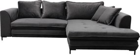 XXXLutz ROHOVÁ SEDAČKA, textil, šedá Livetastic - Sedací soupravy - 001574004315