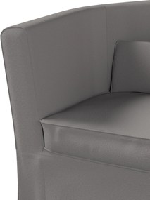 Potah na křeslo IKEA Ektorp Tullsta barva béžová látka pletený vzor