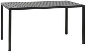 OnaDnes -20% Nardi Antracitově šedý plastový zahradní stůl Cube 140 x 80 cm