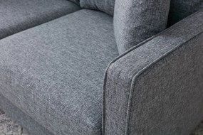 Atelier del Sofa Rohová sedací souprava Eva Left - Grey, Šedá