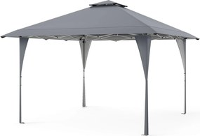 Costway Pop Up Pavilion Výškově nastavitelný zahradní altán s dvojitou střechou