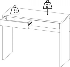 FALCO Stůl Felix 359 jackson hickory