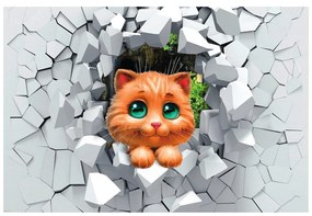 Samolepící tapeta roztomilá kočička