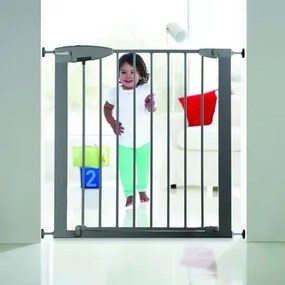 Munchkin - Dětská zábrana Easy Loc stříbrná / do 24 měsíců