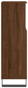 Petromila Koupelnová skříňka hnědý dub 30 x 30 x 100 cm kompozitní dřevo