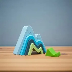 Bigjigs Toys Stohovací věž Hory / od 1 roku