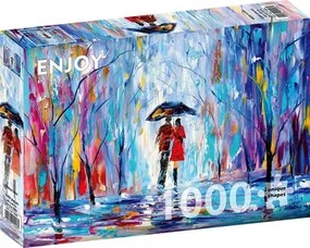 ENJOY Puzzle Láska v dešti / 1000 dílků / od 14 let