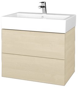 Dřevojas Koupelnová skříňka VARIANTE SZZ2 70 Varianta: M01 Bílá mat / M01 Bílá mat