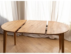Massive home | Stůl rozkládací dubový kulatý Orbetello 90 cm do 190 cm