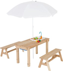 XXXLutz DĚTSKÁ SEDACÍ SOUPRAVA přírodní barvy My Baby Lou - Dětské stoly a židle - 000518004001