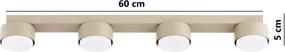 Brilagi - LED Bodové svítidlo MONO 4xGX53/30W/230V béžová