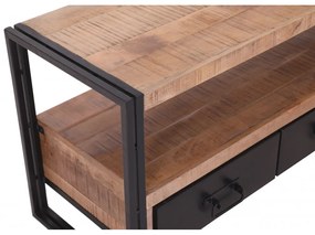 Massive home | Dřevěný tv stolek Adhill industrální styl MH68850