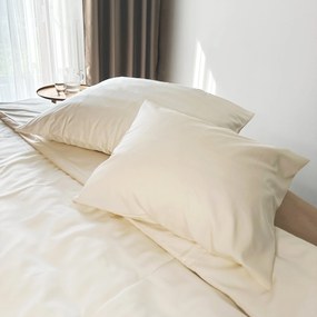 HEDDA Povlečení Tencel™ Lyocell Iballa krémové rozměr: povlak na polštář 50 x 65 cm