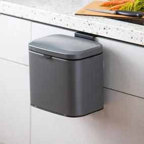 Tmavě šedá nádoba na kompostovatelný odpad 4 l Essentials – Ladelle