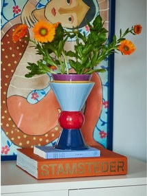 Keramická ručně malovaná váza (výška 26,5 cm) Trilla – Bloomingville