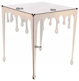 Odkládací stolek Liquid Line L 50cm zlatý / 40638