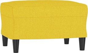4dílná sedací souprava s poduškami světle žlutá textil 3201783