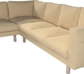 Potah na pohovku IKEA Norsborg rohová 5-místná barva béžová látka lesklé, pletený vzor