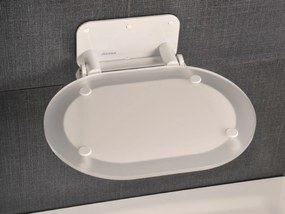 Ravak Chrome sprchové sedátko sklopné 41 x 37,5 cm bílá B8F0000028